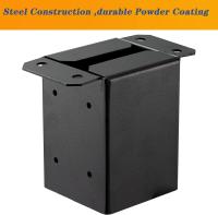 China Log Cabin Outdoor Post Brackets in Steel with ROHS Certificate and Powder Coating for sale