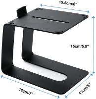 China Small Medium Bookshelf Computer Speakers Multifunctional Metal/Aluminum Speaker Stands for sale