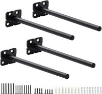China Metal Steel Bracket Heavy Duty Shelving for Mantle and Invisible Wall Mounting White for sale