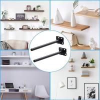 China Metal Steel Bracket Heavy Duty Shelving for Mantle and Invisible Wall Mounting White for sale