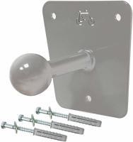 China Matte Black Powder Coated Carbon Steel Bike Rack Wall Mount Bracket Ball Head Black for sale
