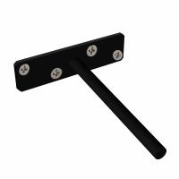 China 6-Inch Metal Steel Bracket Heavy-Duty Floating Shelf Bracket for White Floating Shelf for sale