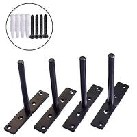 China 6-Inch Metal Steel Bracket Heavy-Duty Floating Shelf Bracket for White Floating Shelf for sale