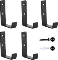 China Rohs Certified Towel Hooks Heavy Duty Black Wall Hooks 0.51*0.51*3.7inch Dimensions for sale