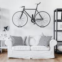 China Metal Steel Bracket Bike Wall Mount for Standard Bikes in Indoor or Garage Storage for sale