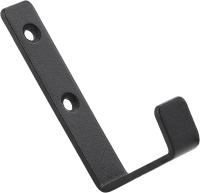 China Rohs Certified Towel Hooks Heavy Duty Black Wall Hooks 0.51*0.51*3.7inch Dimensions for sale