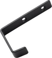 China Rohs Certified Towel Hooks Heavy Duty Black Wall Hooks 0.51*0.51*3.7inch Dimensions for sale