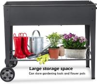 China Work Process Heavy Duty Raised Planter Box for Outdoor Vegetable and Herb Garden for sale