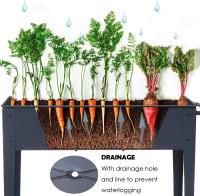 China Work Process Heavy Duty Raised Planter Box for Outdoor Vegetable and Herb Garden for sale