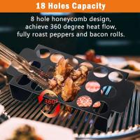 China ISO9001 Rohs CE 16949 Standard Grill Rack for Chili Nonstandard Jalapeno Popper Rack for sale