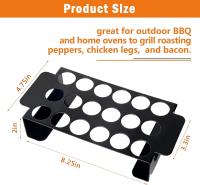 China ISO9001 Rohs CE 16949 Standard Grill Rack for Chili Nonstandard Jalapeno Popper Rack for sale