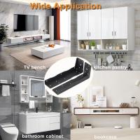 China Floating Cabinet Shelf Support with Heavy Duty Metal Joint Angle Wall Mounted Bracket for sale