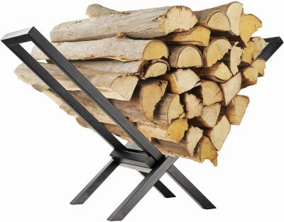 China 23 Inch Firewood Holder for Easy Storage and Carrying of Logs in Indoor Fireplace for sale