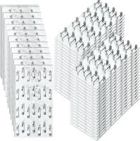 China Galvanized Truss Connector Plate 100x50x8x1mm Flat Mending Plates for Building Repair for sale