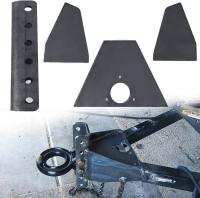 China Hitch Vertical Channel Weld On Tongue Adapter Trailer A-Frames Bracket for sale