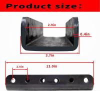 China Hitch Vertical Channel Weld On Tongue Adapter Trailer A-Frames Bracket for sale
