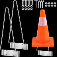 China Carbon Steel Hairpin Truck Traffic Cone Storage Bracket with Pre-Drilled Mounting Plate for sale