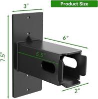 China White/Black Hitch Wall Mount Bike and Cargo Rack Hanging Garage Organizer for Storage for sale