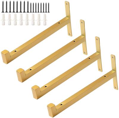 China Industrial Floating Shelf Bracket with Single-Side Structure and Decorative Design for sale