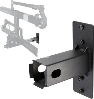 China Load Capacity 50kg Hitch Wall Mount Bike Rack Trailer Hitch Carrier Storage Bracket for sale