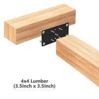 China Nonstandard Well Design Post Anchor Base Metal Plate for Deck Railing Wood Fence Mail Post Base Mounting for sale