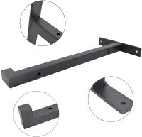China Lead Time 15-25 Work Days Heavy Duty 8 Inch Industrial Metal Shelf Brackets with Lip for sale