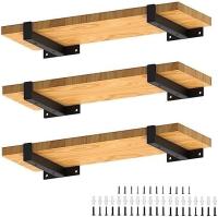 China Heavy Duty Industrial Metal Floating Shelf Brackets with Lip Customized Logo Print for sale