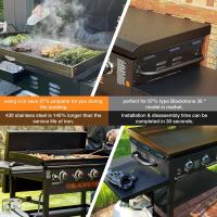 China Power Coated Grill Accessories for Protecting Flame and Holding Heat on BBQ Griddle for sale