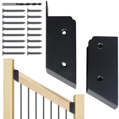 China 2x4 Stair deck railing bracket connector 30 Degree Wood deck railing Bracket for sale