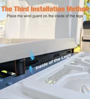 China Magnetic Steel Wind Guard for Blackstone 28