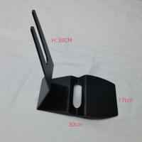 China Standard 4mm Thickness Black Bicycle Floor Type Hub Mount Parking Rack Stand for Garage for sale