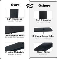 China 6 inch Heavy Duty Steel Shelf Brackets L-Shaped Wall Shelf Brackets Thickness 0.1-5mm for sale