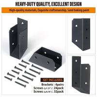 China Plating 30 Degree Stair Stainless Steel Deck Railing Brackets Connectors for 2x4 Wood Post for sale