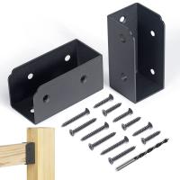 China Stainless Steel Concealed Joist Bracket for 2x4 Stair Wood Handrail Deck Railing for sale