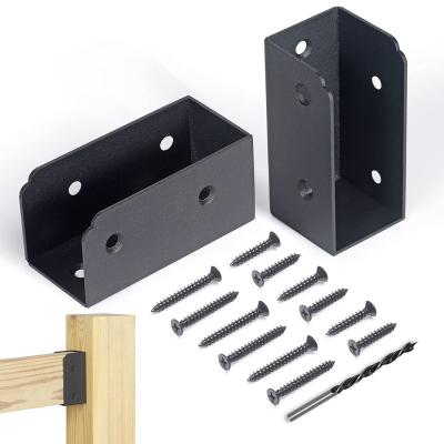 China Stainless Steel Concealed Joist Bracket for 2x4 Stair Wood Handrail Deck Railing for sale
