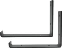 China DIY Floating Shelf Stainless Steel J Brackets with Lip Wall Mounting Metal Shelf Supports for sale