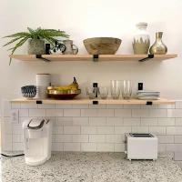 China DIY Floating Shelf Stainless Steel J Brackets with Lip Wall Mounting Metal Shelf Supports for sale