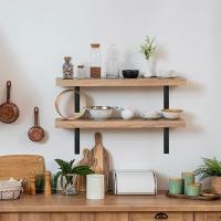 China Store Display Shelf Brackets Black L Shelf Bracket for Wooden Furniture Bed Chairs for sale
