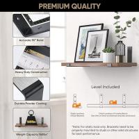 China Store Display Shelf Brackets Black L Shelf Bracket for Wooden Furniture Bed Chairs for sale