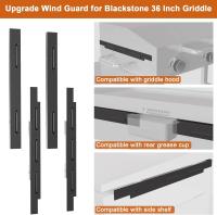 China Waterproof Magnetic Wind Screens for Blackstone Griddle Protect Flame and Keep Hood Safe for sale