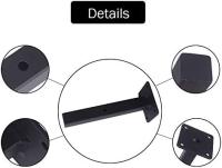 China 8 Inch Heavy Duty Wall Mounted Industrial Metal Shelf Brackets with Included Hardware for sale