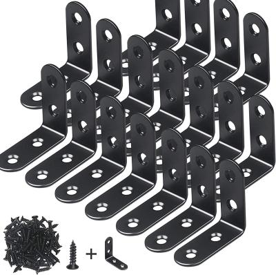 China 90 Degree Angle Bracket Stainless Steel Heavy Duty Wall Mounted L Bracket Corner Bracket for sale