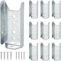 China Galvanized 2x4 Brackets The Ultimate Repair Kit for Wood Rail and Post Connections for sale