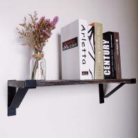 China Industrial Wall Brackets with Lip and CNC Stamping 12 Inch Heavy Duty Metal Storage for sale