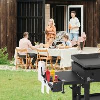 China Universal BBQ Grill caddy with Paper Towel Holder Knife Holder Outdoor 28