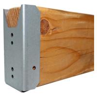 China 2x4/2x6 Lumber Fence Bracket with Galvanized Steel Saddle Structure for sale