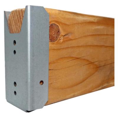 China 2x4/2x6 Lumber Fence Bracket with Galvanized Steel Saddle Structure for sale