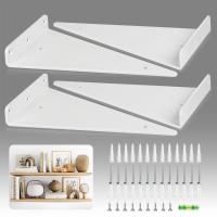 China Sturdy Gold Floating Shelves Bracket Shelf Triangular Bracket for Heavy Duty Support for sale