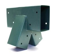 China A-Frame 2 Brackets Green Coating Swing Set Bracket With Heavy Duty Mounting Hardware for sale