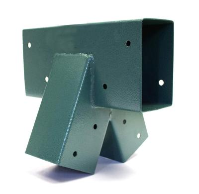 China A-Frame 2 Brackets Green Coating Swing Set Bracket With Heavy Duty Mounting Hardware for sale